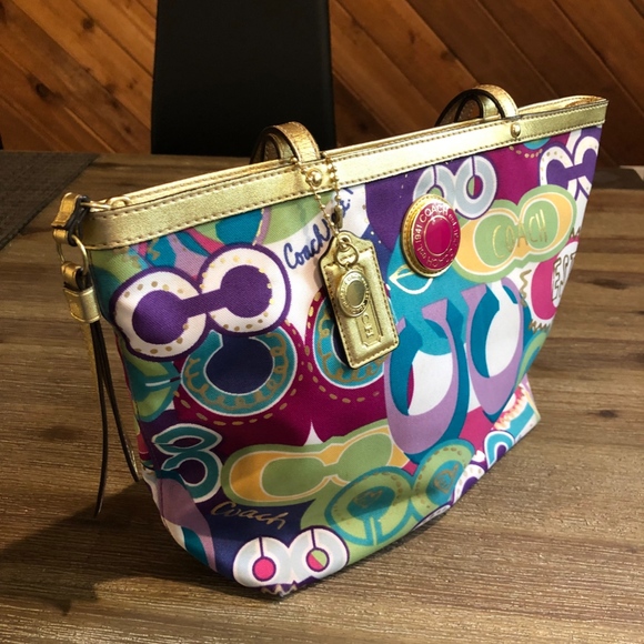 Coach | Bags | Multicolored Coach Purse | Poshmark